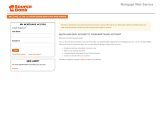 Access 1stsource.customercarenet.com. 1st Source Mortgage