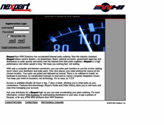 Access 3500557.nexpart.com. Nexpart by WHI Solutions