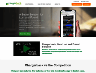 Access admin.chargerback.com. Chargerback Lost And Found Software Solution