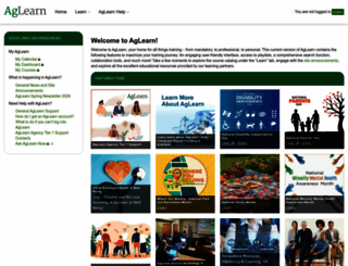 Access aglearn.usda.gov. USDA AgLearn