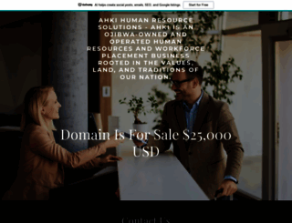 Access ahki.ca. Ahki.ca