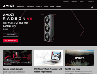 Access amd.com. Welcome to AMD ׀ High-Performance Processors and Graphics