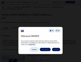 Access amnisure.ru. AmniSure ROM Test (Rupture of [fetal] Membranes test)