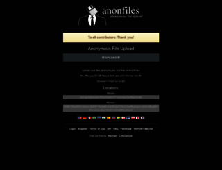 Access anonfile.com. Anonymous File Upload - AnonFiles