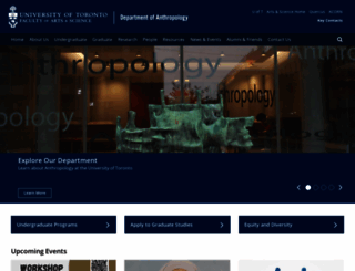 Access anthropology.utoronto.ca. Department of Anthropology ...