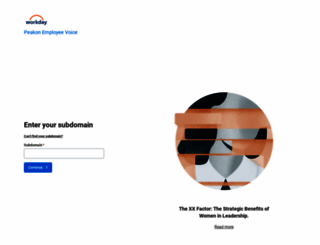 Access app.peakon.com. Workday Peakon Employee Voice