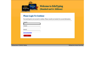 Access app2.edutyping.com. EduTyping | Student Software