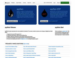 Access apprain.com. Apprain ERP and Content Management Framework