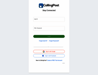 Access apps.callingpost.com. CallingPost