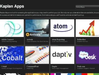 Access apps.kaptest.com. Kaplan Apps