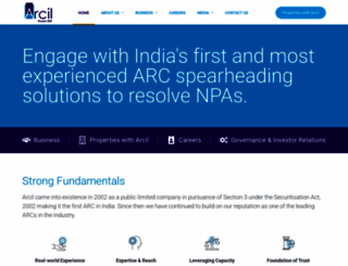 Access arcil.co.in. Home | Arcil