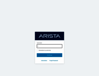 Access arista.onelogin.com. OneLogin