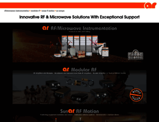 Access arworld.us. AR Web Portal Page - AR RF/Microwave Instrumentation ...