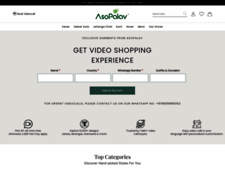 Access asopalav.com. Asopalav - Best Indian Ethnic Fashion House ...
