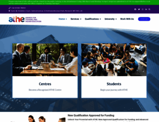 Access athe.co.uk. ATHE | Awards for Training and Higher Education