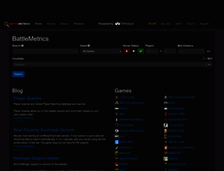 Access battlemetrics.com. BattleMetrics