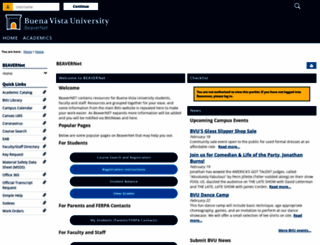 Access beavernet.bvu.edu. Home | BEAVERNet
