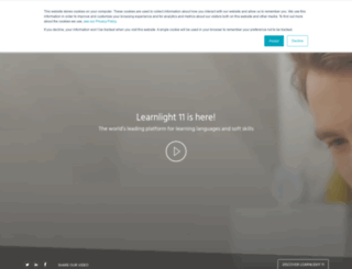 Access beta.ispeakuspeak.com. Learnlight - Login