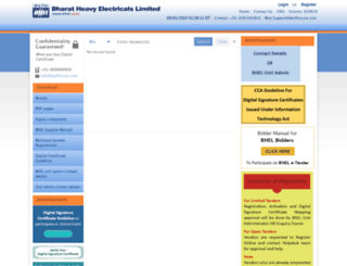 Access bhel.abcprocure.com.