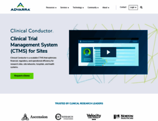 Access biometrix.clinicalconductor.com. Contact Us - Advarra