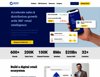 Access bizom.in. The Retail Intelligence Platform | Bizom