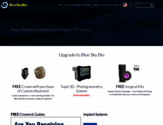 Access blueskybio.com. Blue Sky Bio Dental Implant Systems