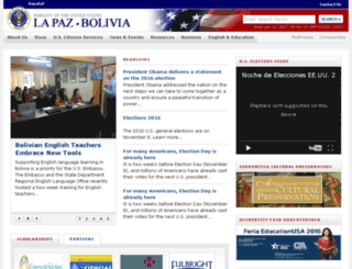 Access bolivia.usembassy.gov. U.S. Embassy in Bolivia