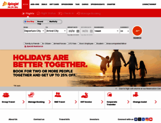 Access book.spicejet.com. Book Low Cost Air Tickets Online on Domestic ...