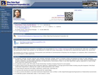 Access bsrdcl.bih.nic.in. Bihar State Road Development Corporation Ltd.