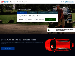 Access ca.cargurus.com. Buy & Sell Cars: Reviews, Prices, and Financing ...