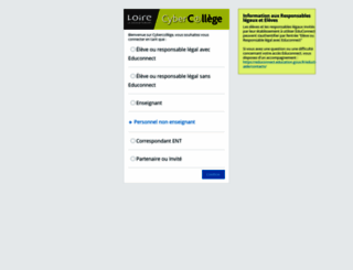 Access cas.cybercolleges42.fr. Welcome to your Education Management ...