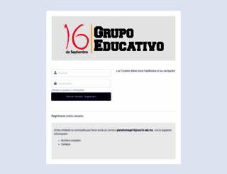 Access ceu16.collegemoodle.com. Ingresar al sitio | Grupo Educativo "16 ...