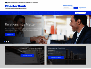 Access charterbankcc.com. Home › Charter Bank
