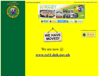 Access chd11.doh.gov.ph. Center for Health Development - Davao Region ...