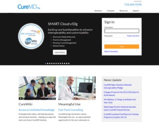 Access cloud4.curemd.com. Welcome to CureMD