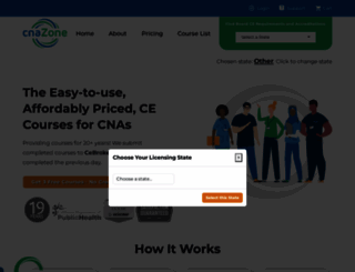 Access cnazone.com. cnaZone | CNA Continuing Education & CNA License ...