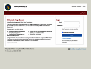 Access connect.cookcountyclerk.com. Judge Connect