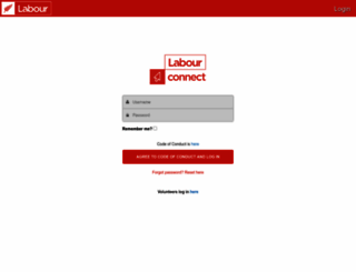 Access connect.labour.org.nz. Login - NZ Labour Connect
