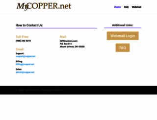 Access copper.net. MyCopper.net