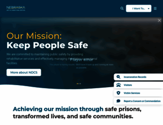 Access corrections.nebraska.gov. NDCS - Nebraska Department of ...