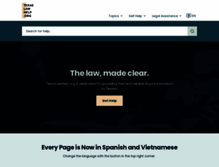 Access courts.texaslawhelp.org. Texas Law Help
