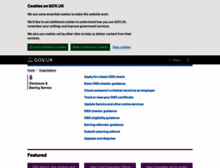 Access crb.homeoffice.gov.uk. Disclosure and Barring Service - GOV.UK