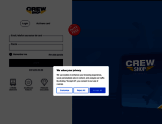 Access crewshop.ro. CrewShop