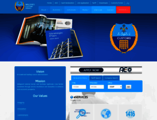 Access customs.gov.mv. Maldives Customs Service