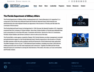 Access dma.myflorida.com. Home | Department of Military Affairs