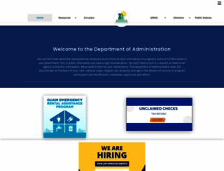 Access doa.guam.gov. DOA | The Department of Administration