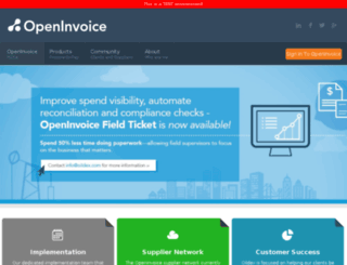 Access docptest.openinvoice.com. OpenInvoice