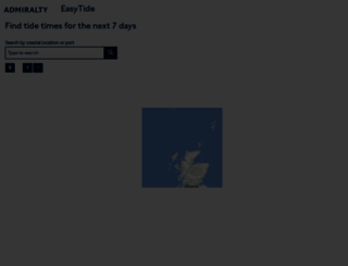 Access easytide.ukho.gov.uk. ADMIRALTY EasyTide