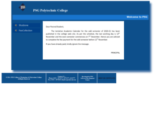 Access ecampus.psgpolytech.ac.in. PSG Polytechnic College