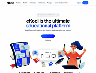 Access ee.ekool.eu. eKool - innovaatiline kõik- ühes õppeinfokeskkond